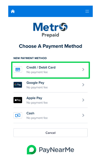 Buy Metro Codes | Metro Prepaid